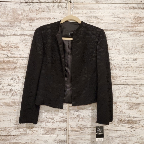 Sandra Darren | Jackets & Coats | Sandra Darren Black Lace Jacket ...